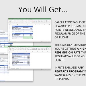 Credit Card Points Redemption Calculator - Travel Hacking Spreadsheet ...