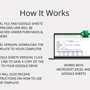 Monthly Timesheet Template for Microsoft Excel & Google Sheets - Etsy