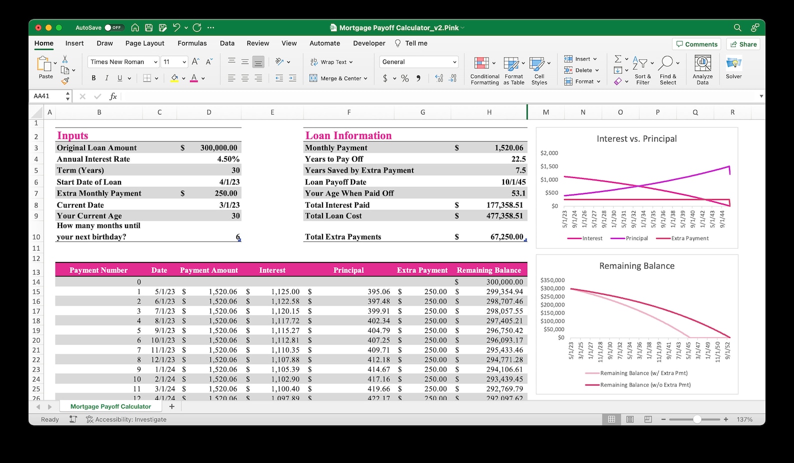 Custom Spreadsheet for Microsoft Excel - Personalized Spreadsheet ...