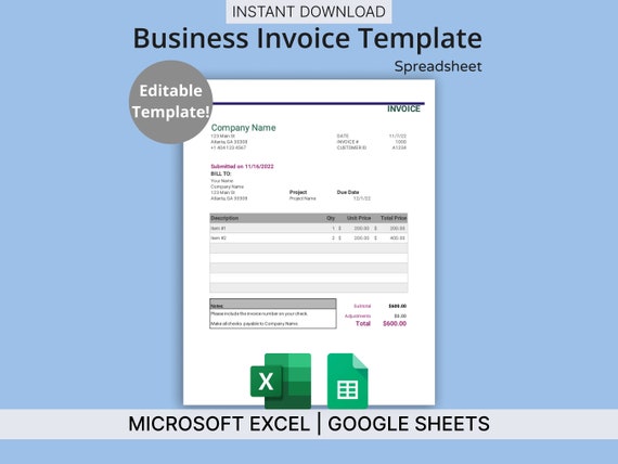 Microsoft Excel Business Templates