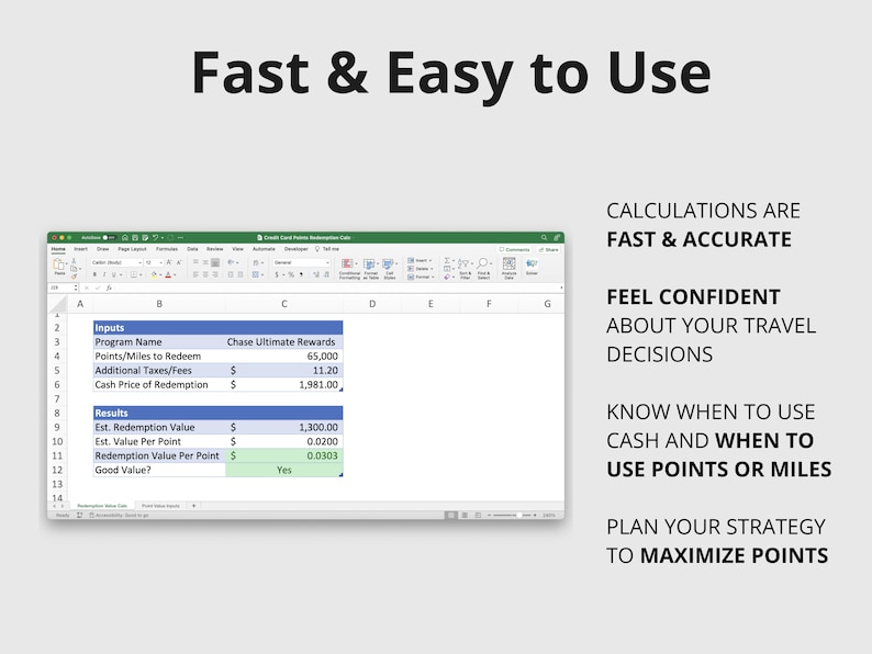 Loyalty Program Points Tracker & Redemption Calculator for Credit Card ...