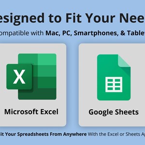 Invoice & Receipt Templates for Microsoft Excel/google Sheets Business ...