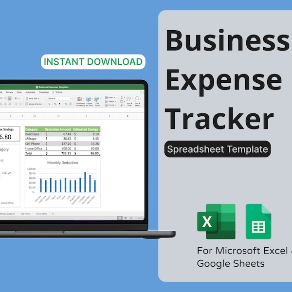Expense Tracker Excel 2024 - Etsy