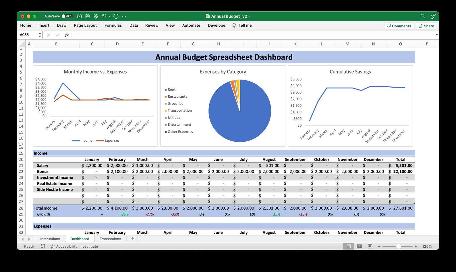 Custom Spreadsheet for Microsoft Excel - Personalized Spreadsheet ...