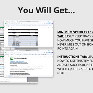 Credit Card Minimum Spend Requirement Tracker - Credit Card Points ...