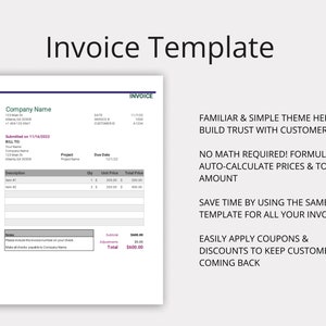 Invoice & Receipt Templates for Microsoft Excel/google Sheets ...