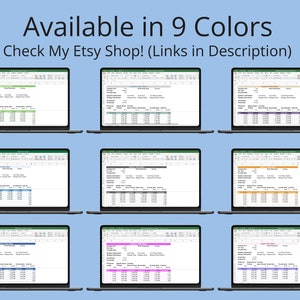 Monthly Timesheet Template for Microsoft Excel & Google Sheets (pink ...