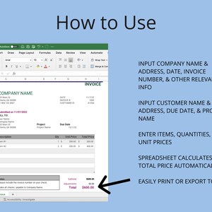 Invoice & Receipt Templates for Microsoft Excel/google Sheets ...