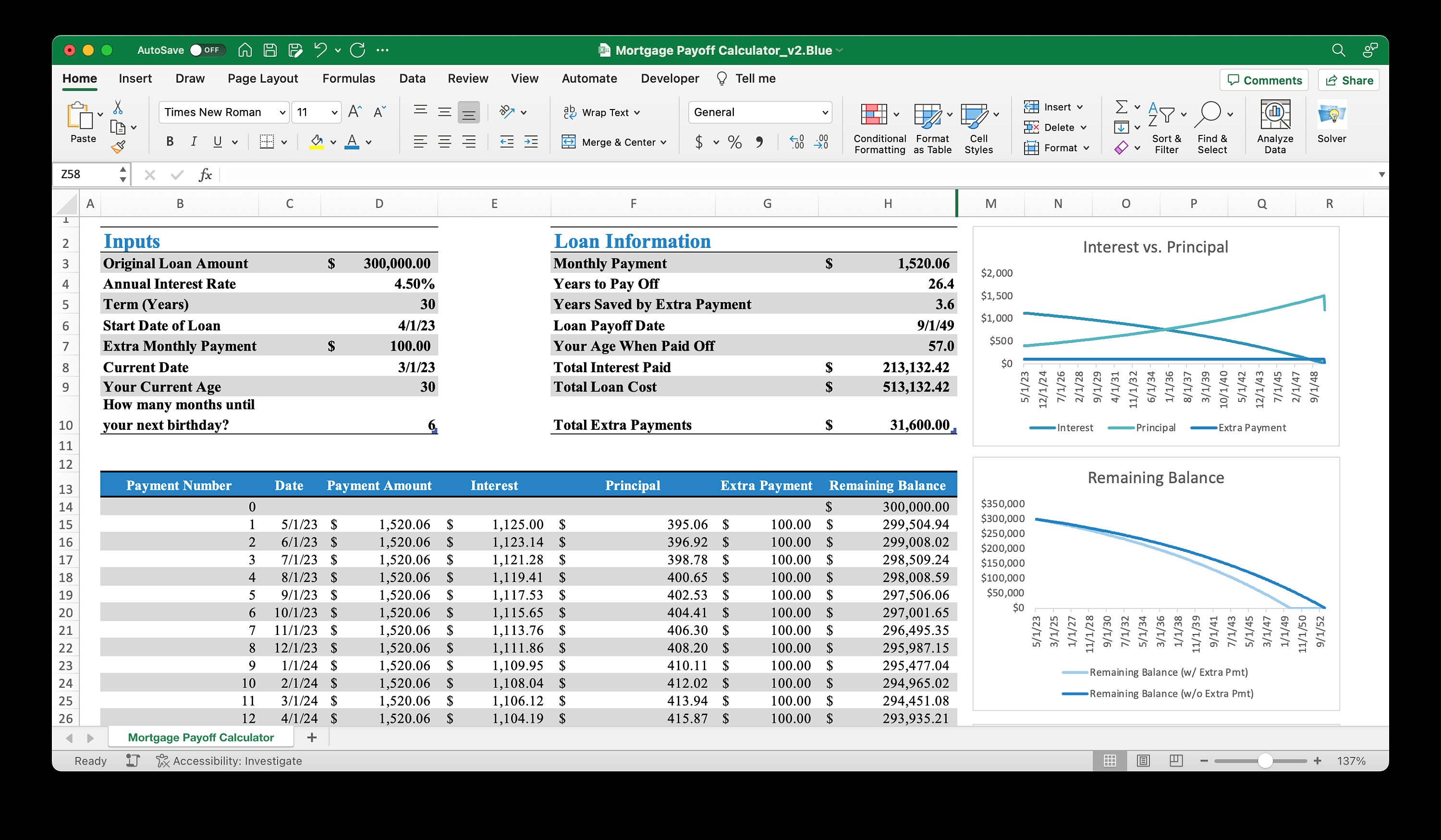 Custom Spreadsheet for Google Sheets or Microsoft Excel - Personalized ...