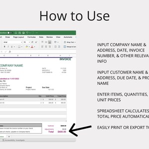 Invoice & Receipt Templates for Microsoft Excel/google Sheets ...