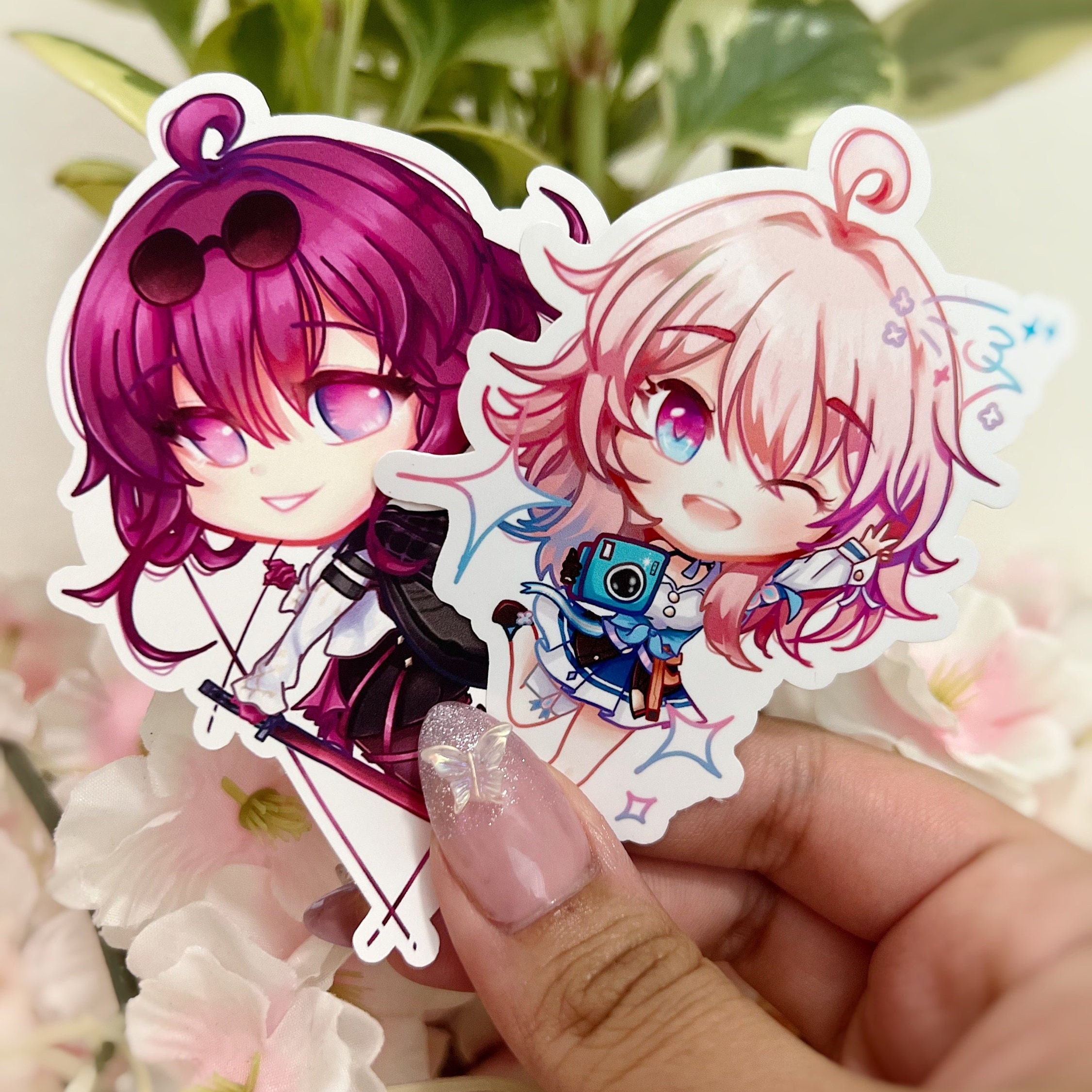 Cute Honkai Star Rail HSR Vinyl Die Cut Stickers 7 Characters - Etsy Norway