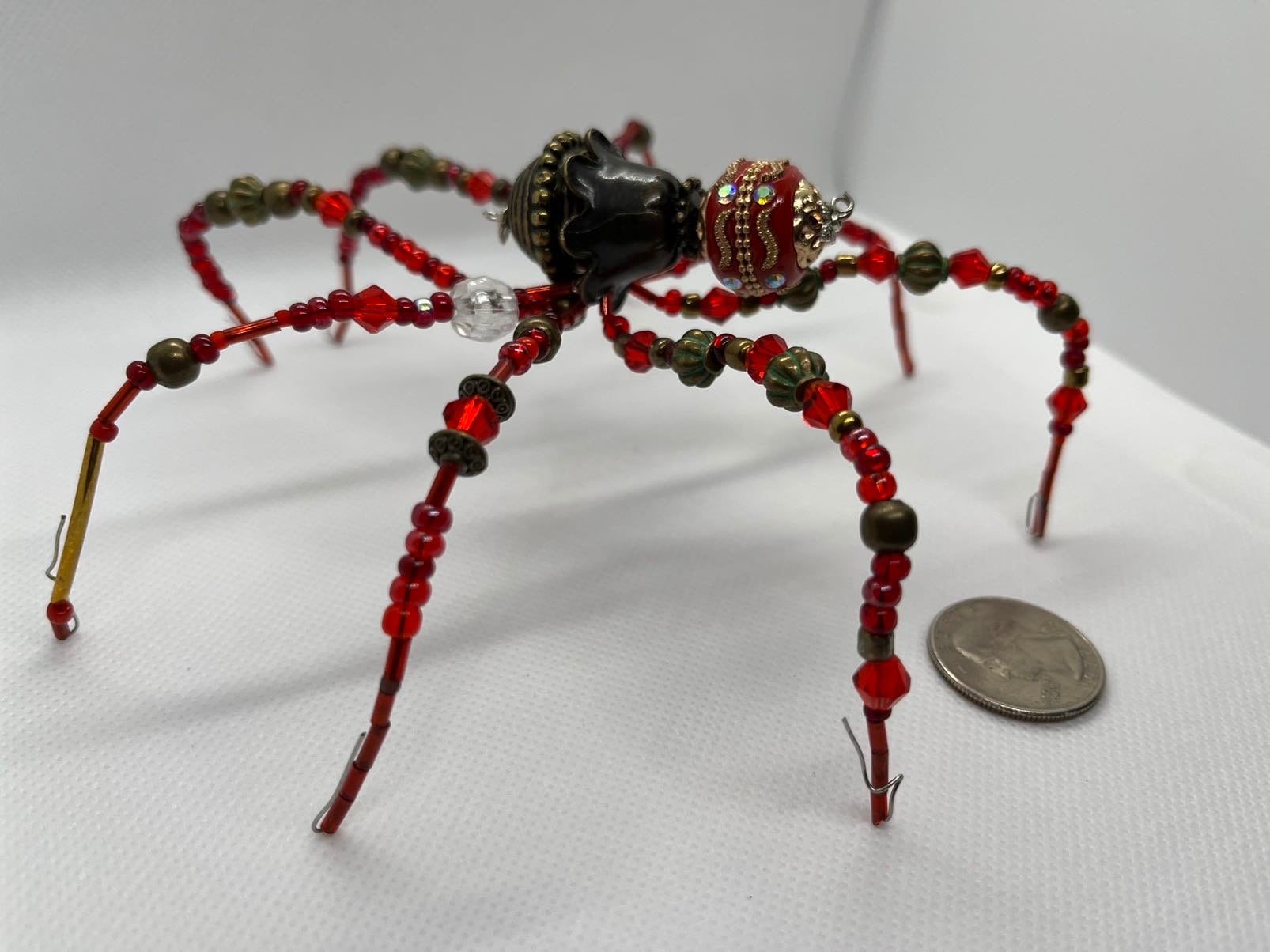 Mystic Spider red & Copper - Etsy