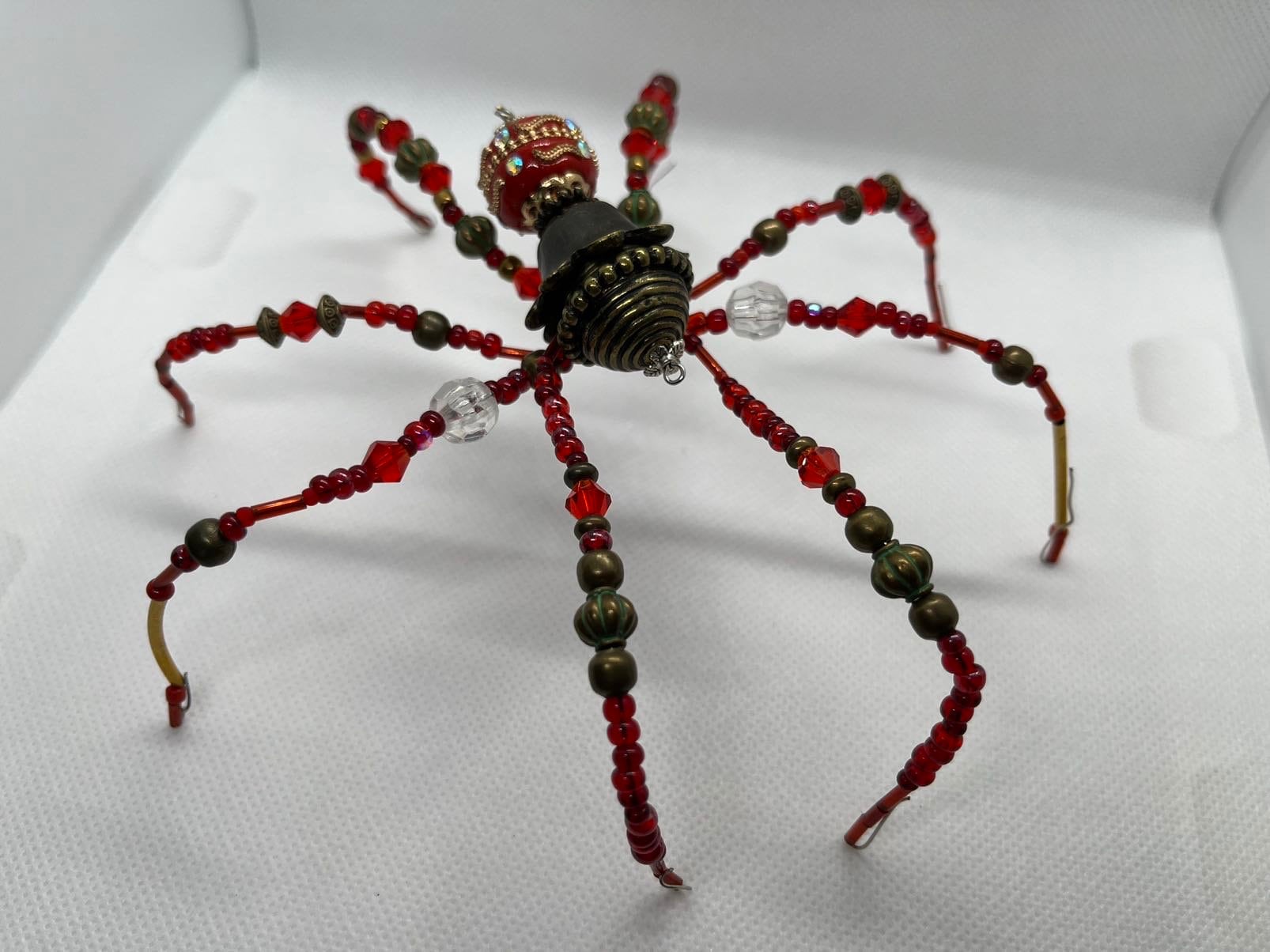 Mystic Spider red & Copper - Etsy