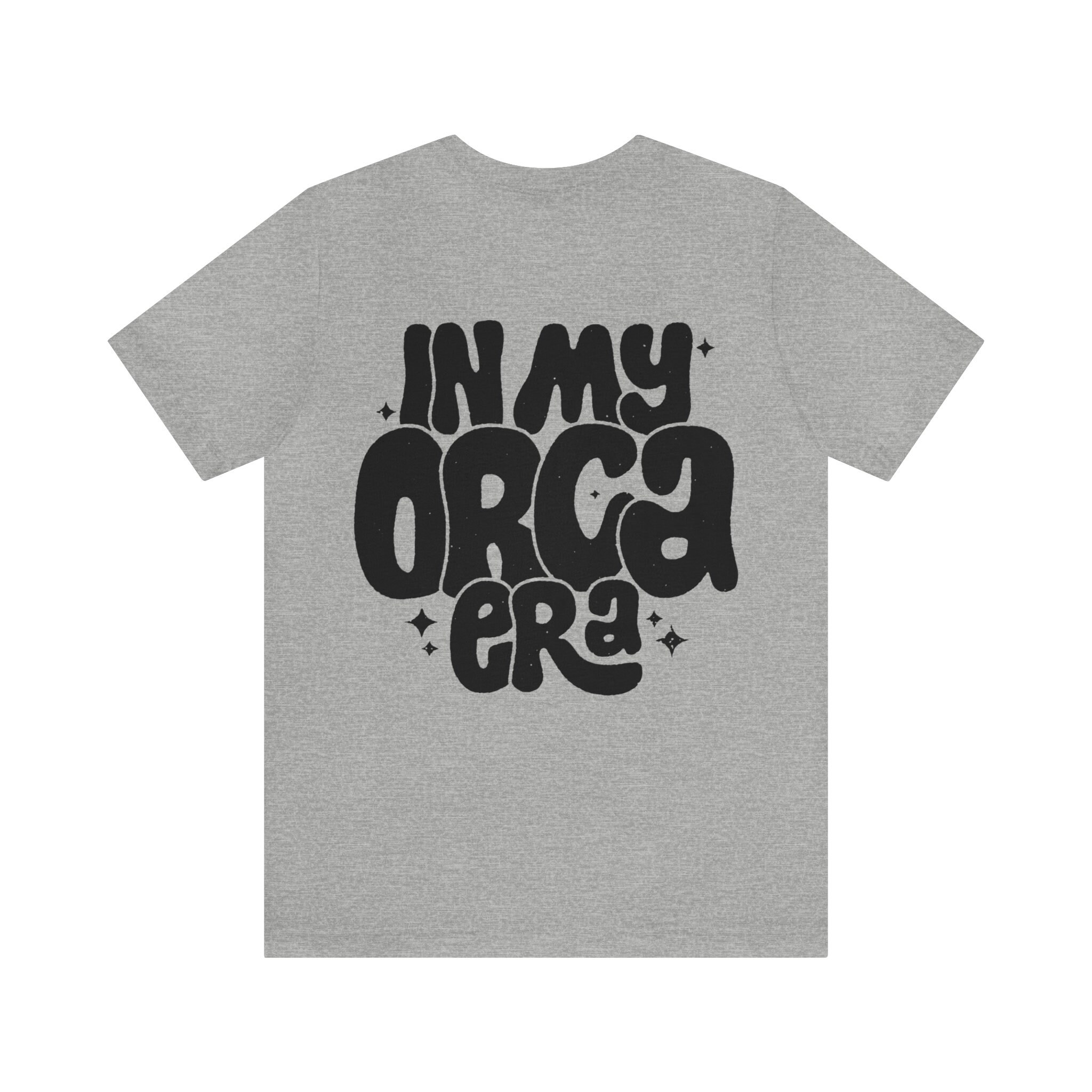 Orca T-shirt in My Era Front and Back Design Retro Groovy Soft ...