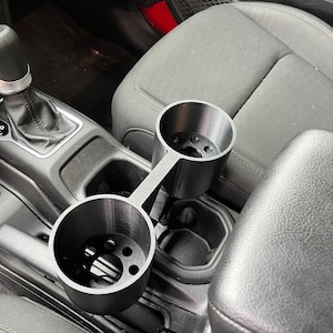 The Original Double 3rd Cup Holder for Jeep JL Wrangler and Gladiator ...