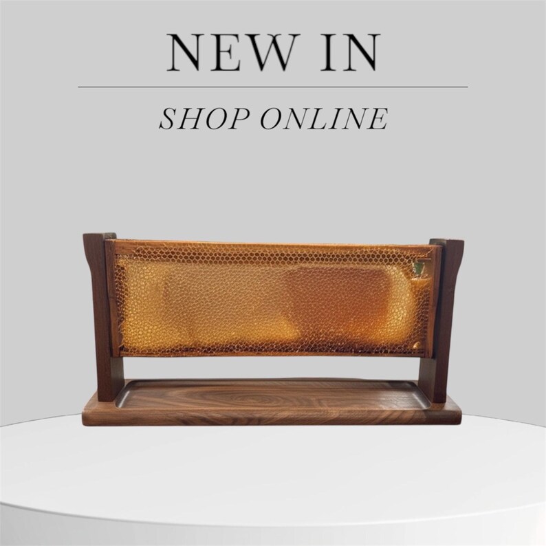 A Elegant Wooden Honeycomb Display Stand - Etsy