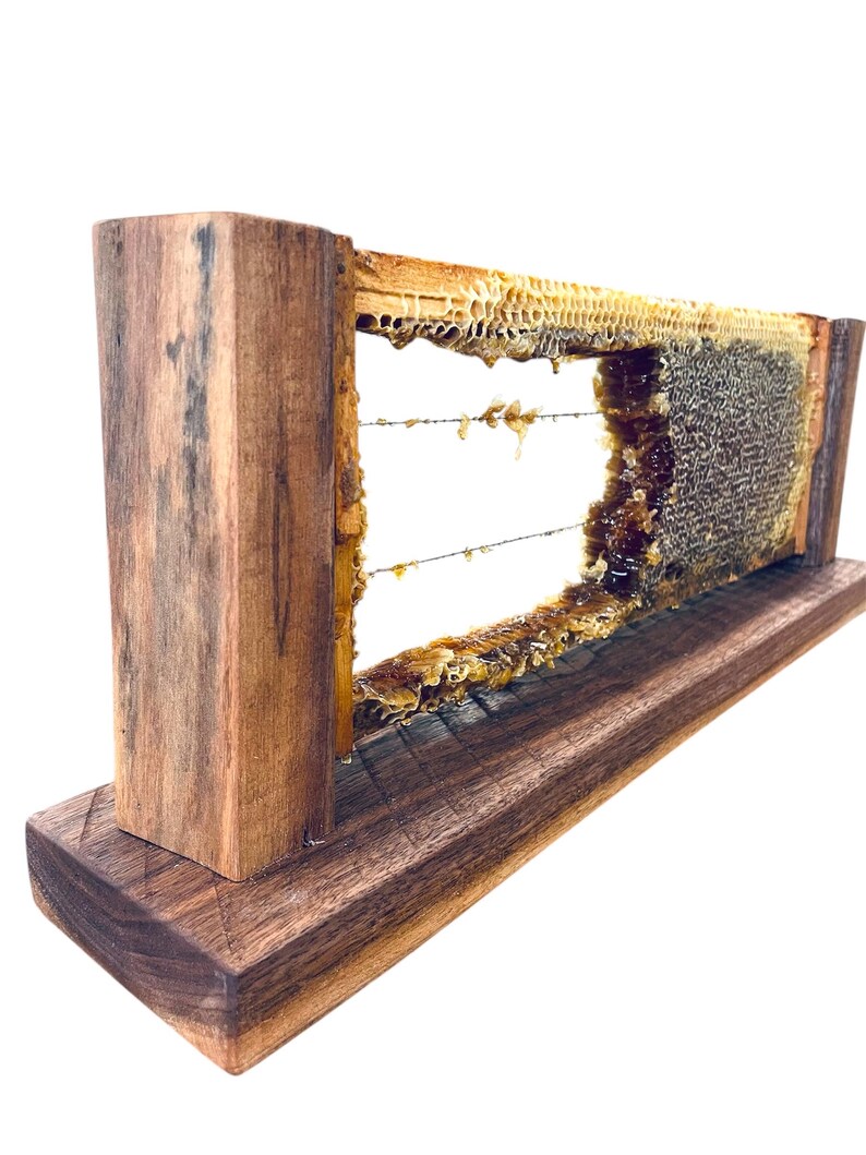 A Elegant Wooden Honeycomb Display Stand - Etsy