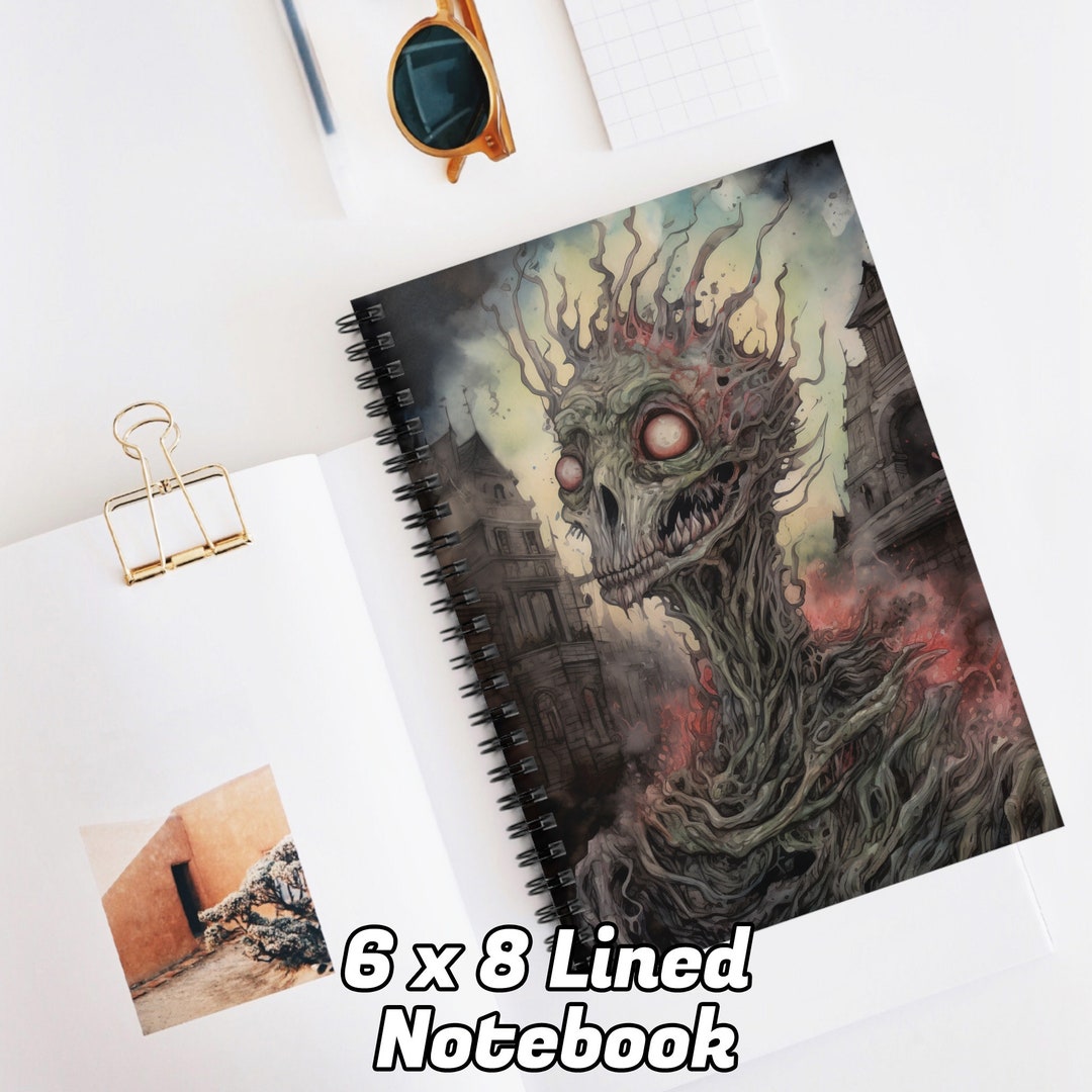 Horror Notebook Spooky Notebook Demon Journal Cool Creepy Notebook Fun ...