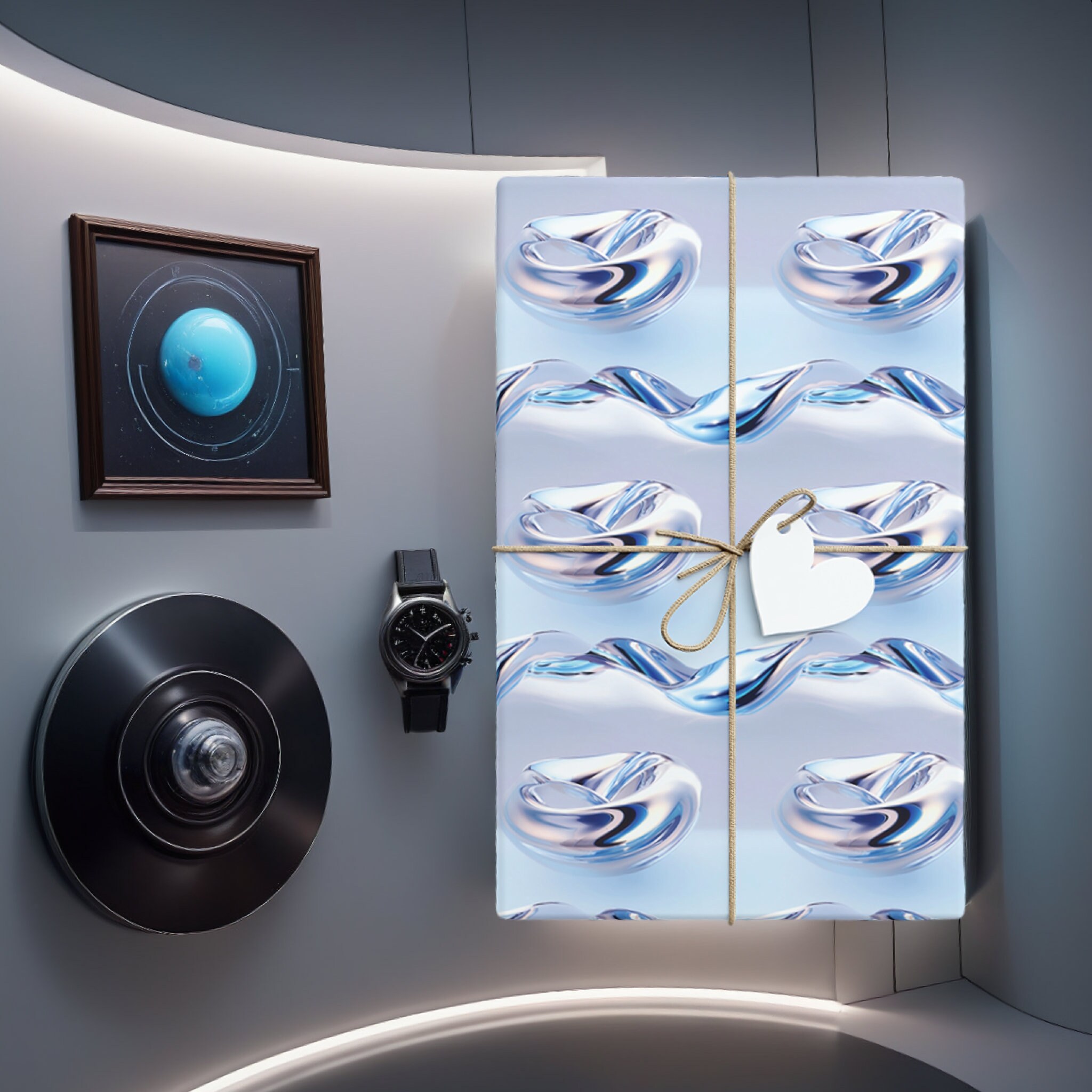 Cyber Y2K Donut Wrapping Paper, Y2K Futurism, Y2K Decorations, Y2K ...