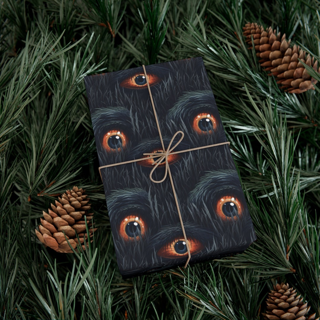 Gothmas Wrapping Paper Monster Wrapping Paper Creepy Wrapping - Etsy