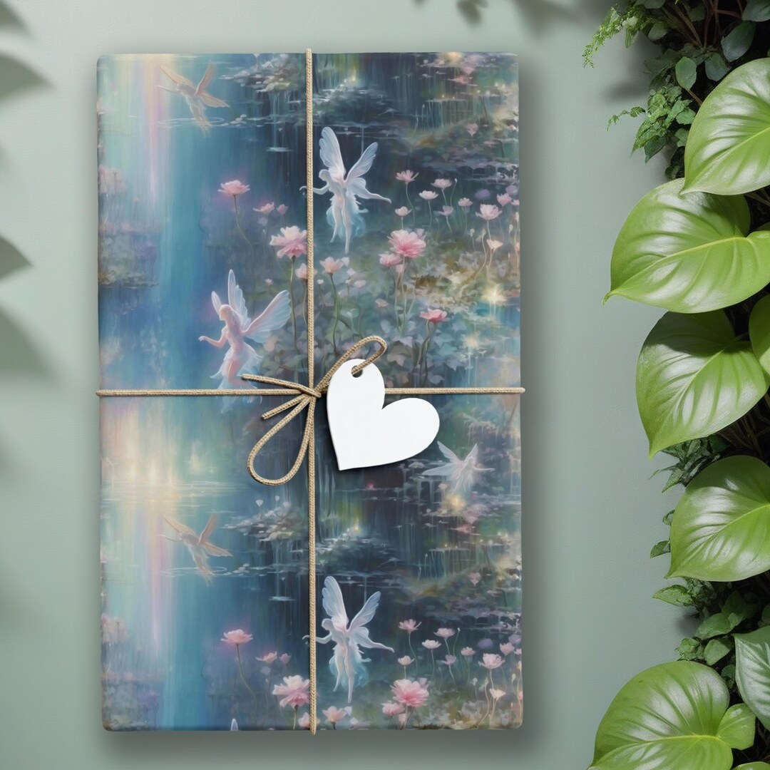 Magical Fairy Forest Wrapping Paper, Perfect for Girls, Fantasy Lovers ...