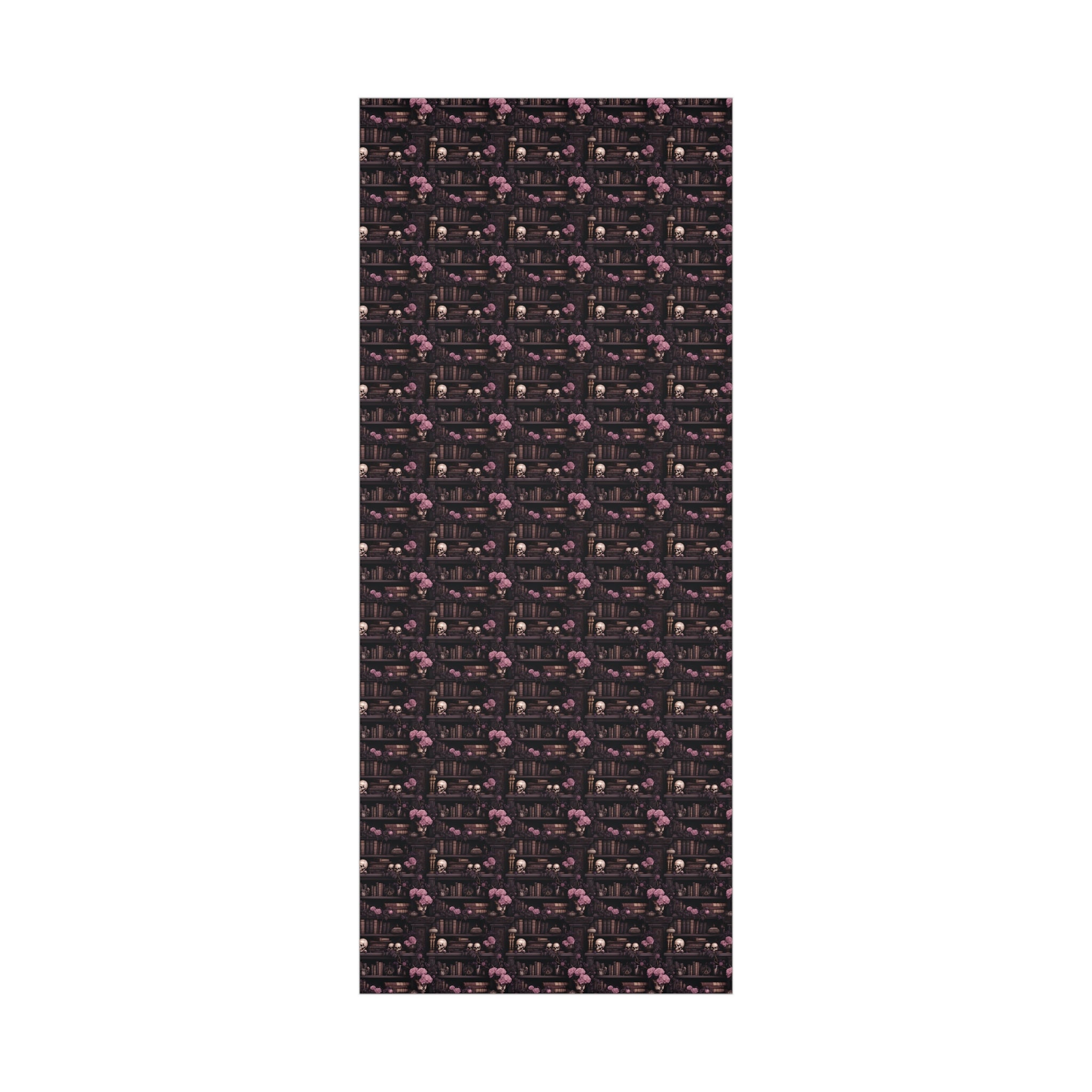 Goth Wrapping Paper Rolls Skull Wrapping Paper Book Wrapping Paper ...