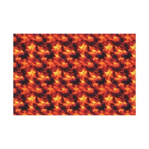 Flickering Flame Sustainable Wrapping Paper, Fire, Eternal Flame, Fun ...