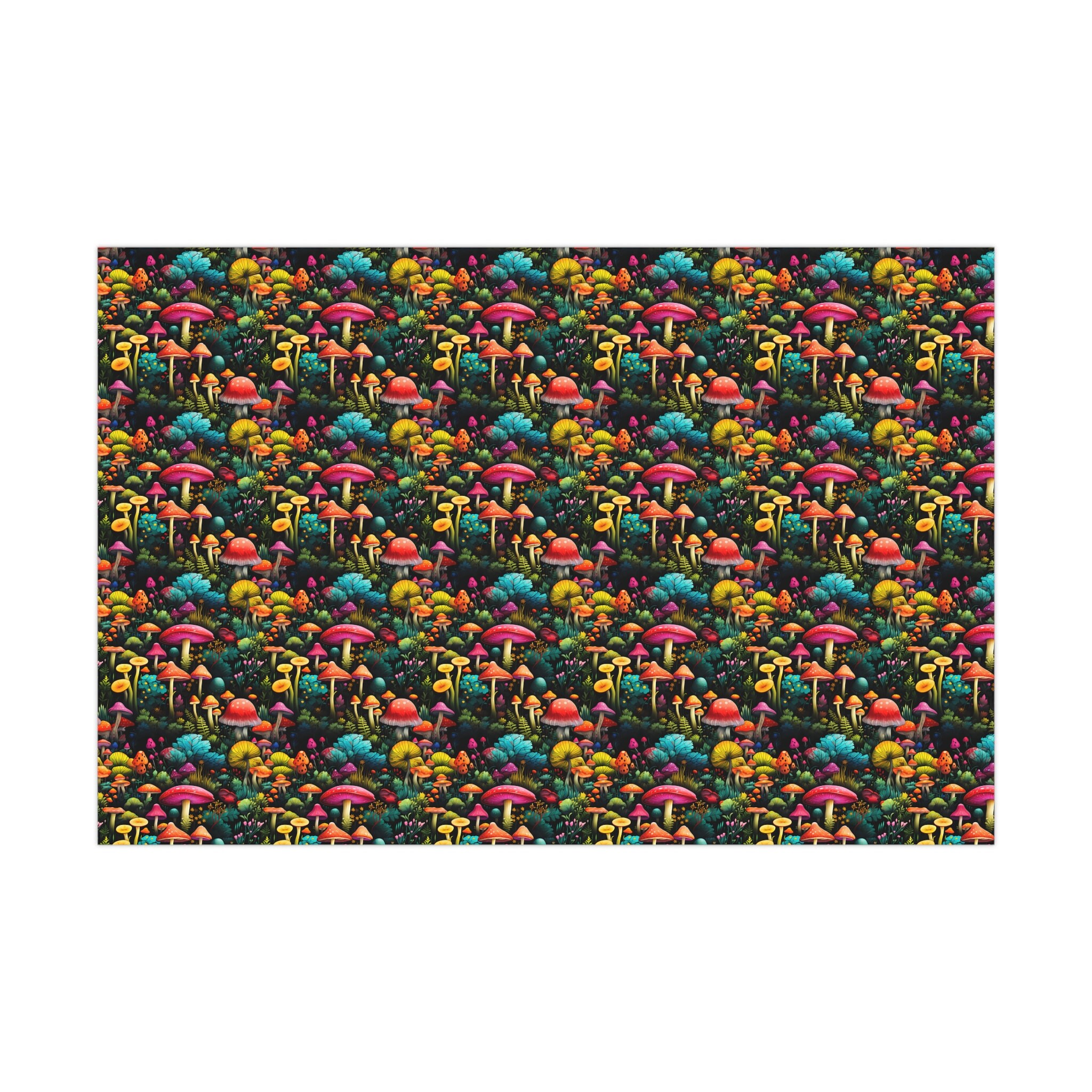 Fairycore Wrapping Paper Cute Mushroom Wrapping Paper Cottagecore Gift ...