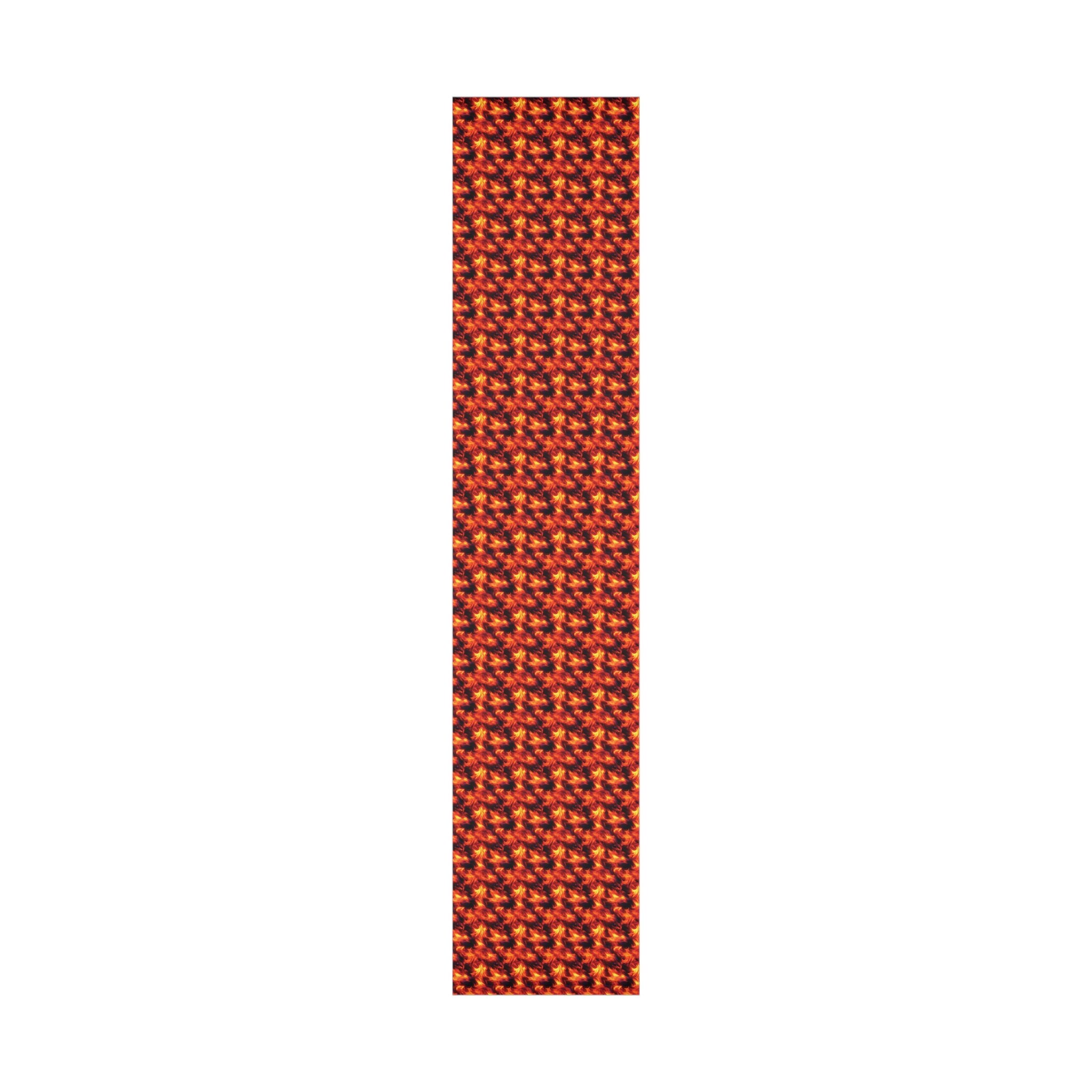 Flickering Flame Sustainable Wrapping Paper Fire Eternal - Etsy