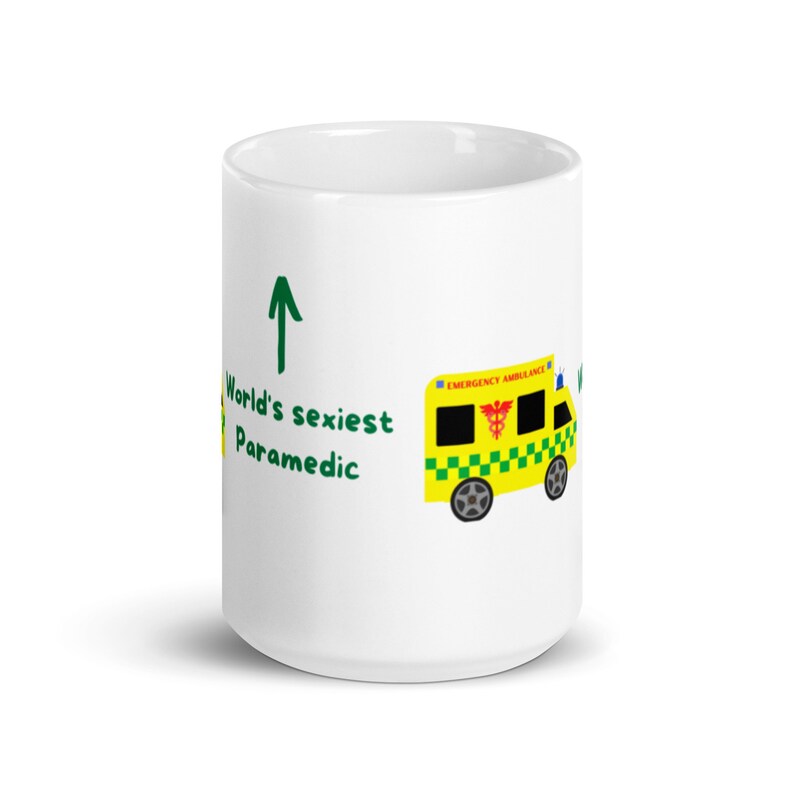 Paramedic Mug Ambulance Valentine's Day World's Sexiest Paramedic Mug ...