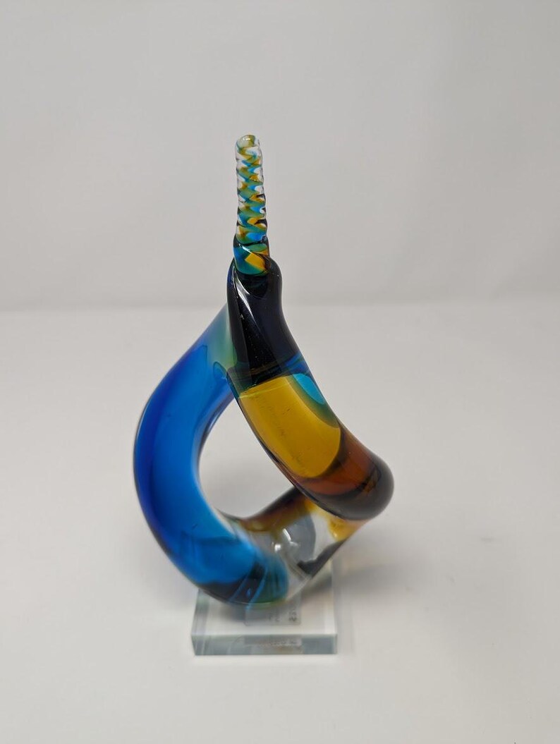 1970s Murano Infinity Art Glass Sculpture - Etsy