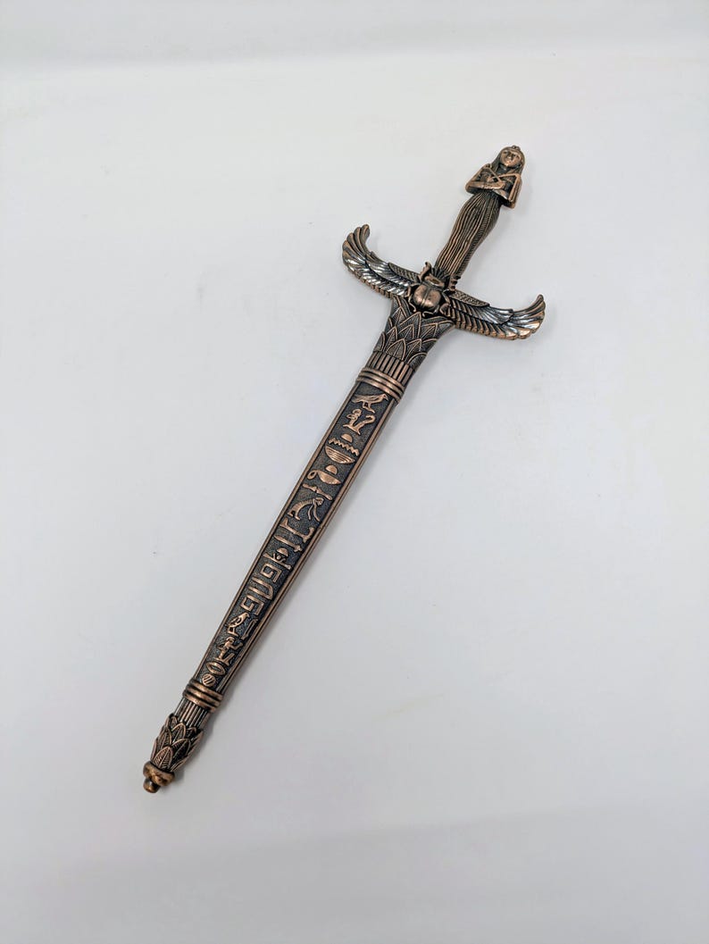 Vintage Egyptian Cleopatra Copper-tone Ceremonial Dagger - Etsy