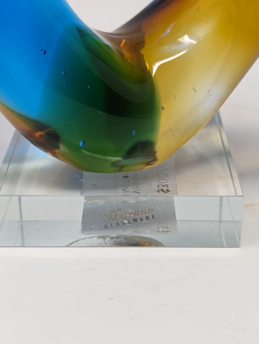 1970s Murano Infinity Art Glass Sculpture - Etsy