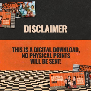 Custom the 5SOS Show Tour Printable Ticket - the 5 Seconds of Summer ...