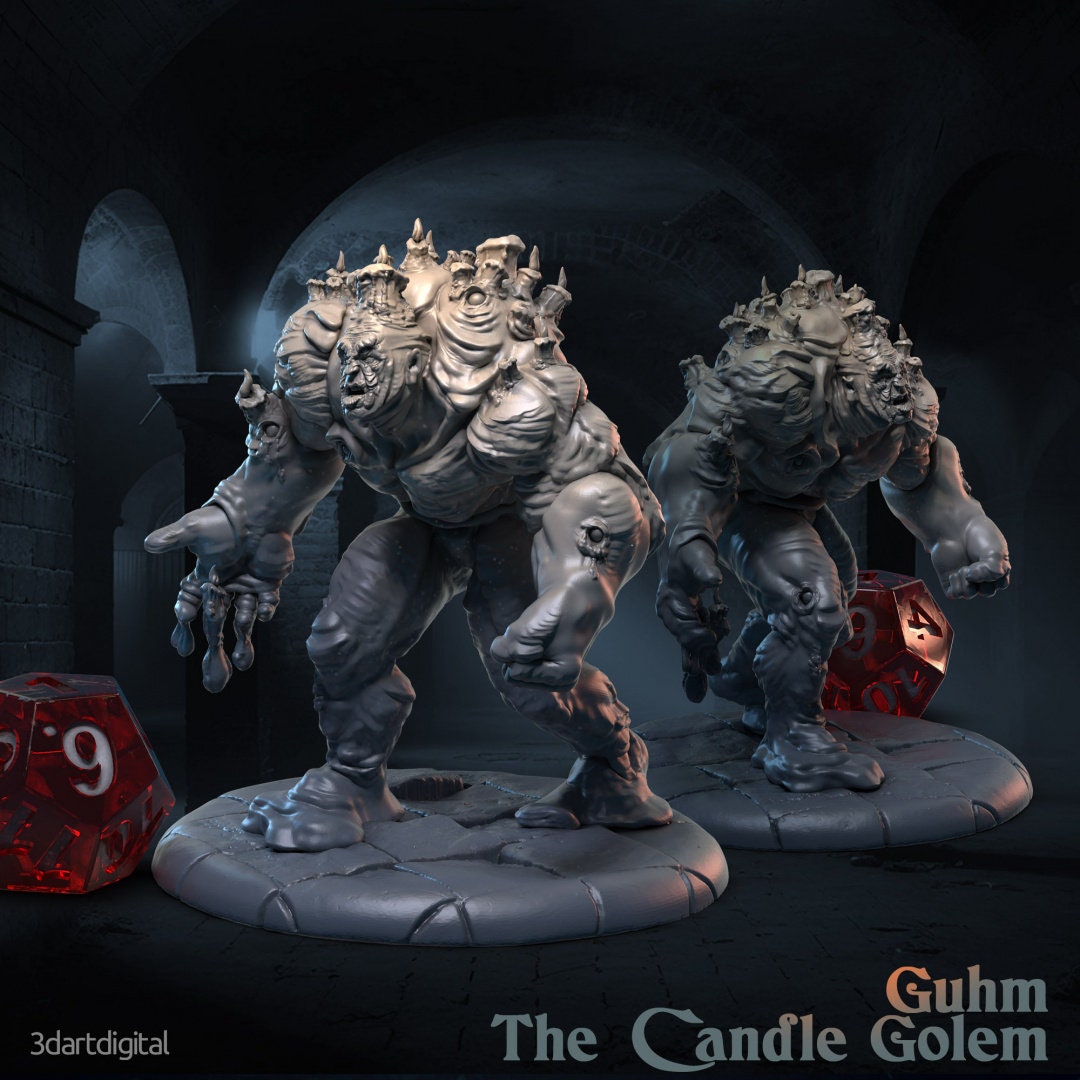 Wax Golem Guhm the Candle Golem Witches Secret Series - Etsy