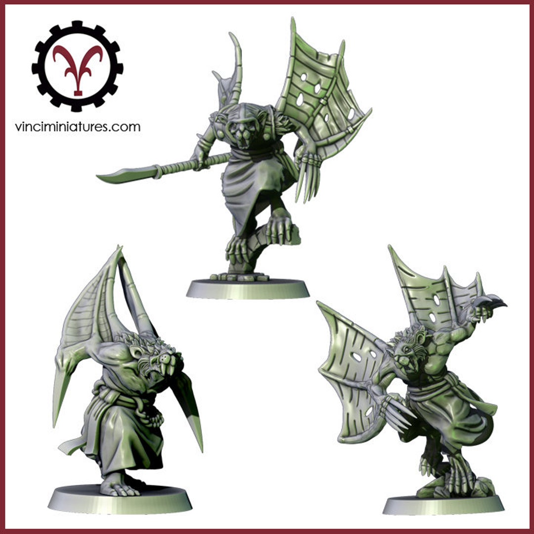 Vampire Rat-men LOTR the Hobbit by Vinciminiatures - Etsy