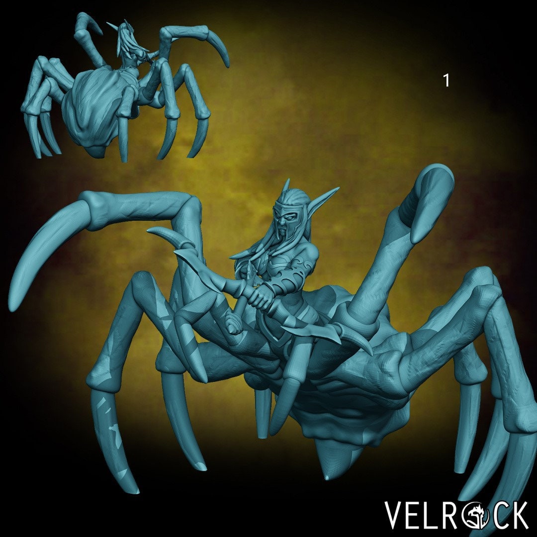Driders Arachnid Elf Tabletop RPG Mini Sci-fi/fantasy - Etsy