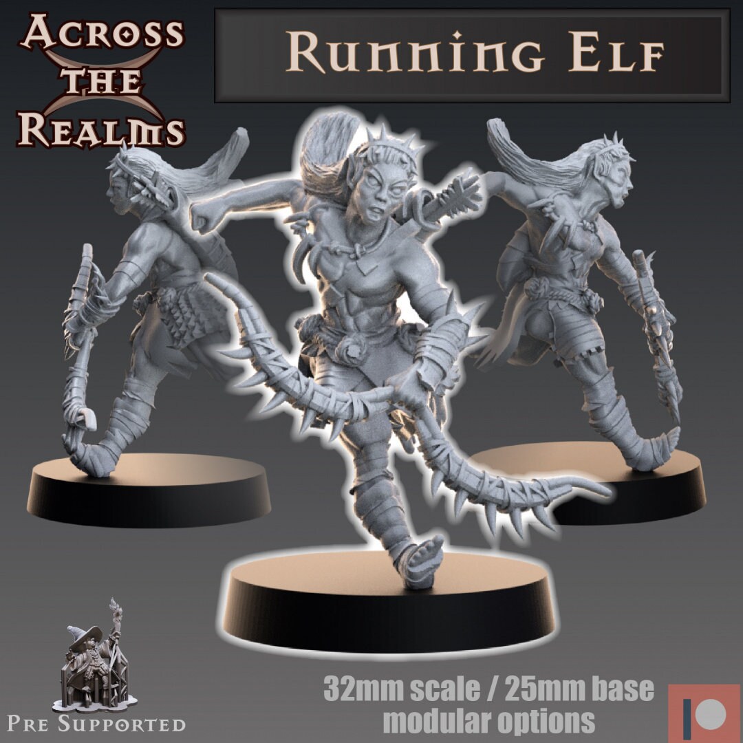Running Elf Dunes of Dark Star Series Sci-fi/fantasy - Etsy