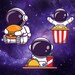 Cute Astronaut Clipart / Astronaut / Food / Cartoon / Space Man ...