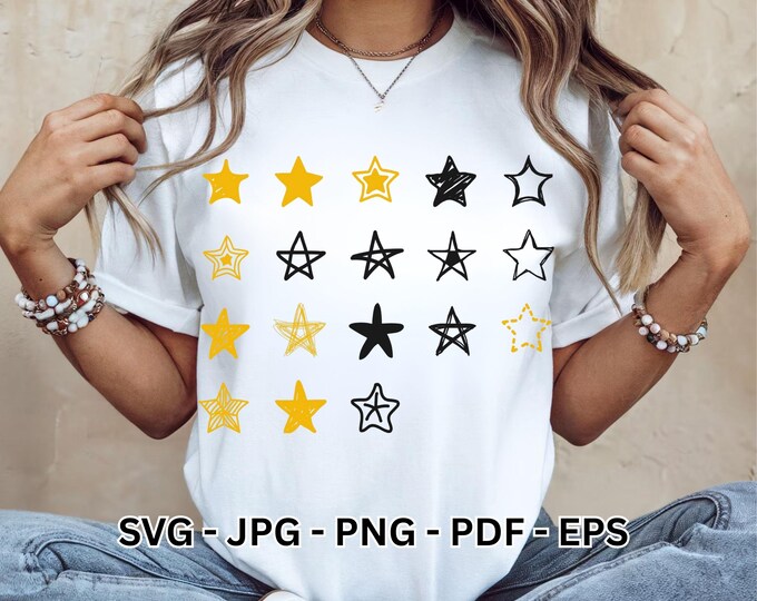 35 Stern-Svg-Bundle, Stern Png, Sterne Silhouette, Stern-Veilchen ...