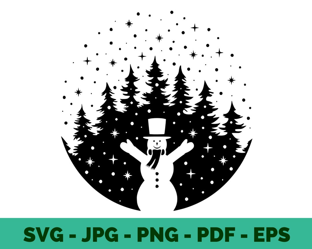 Snowmen Svg Snowman Face SVG Christmas Svg Snowman SVG Winter - Etsy