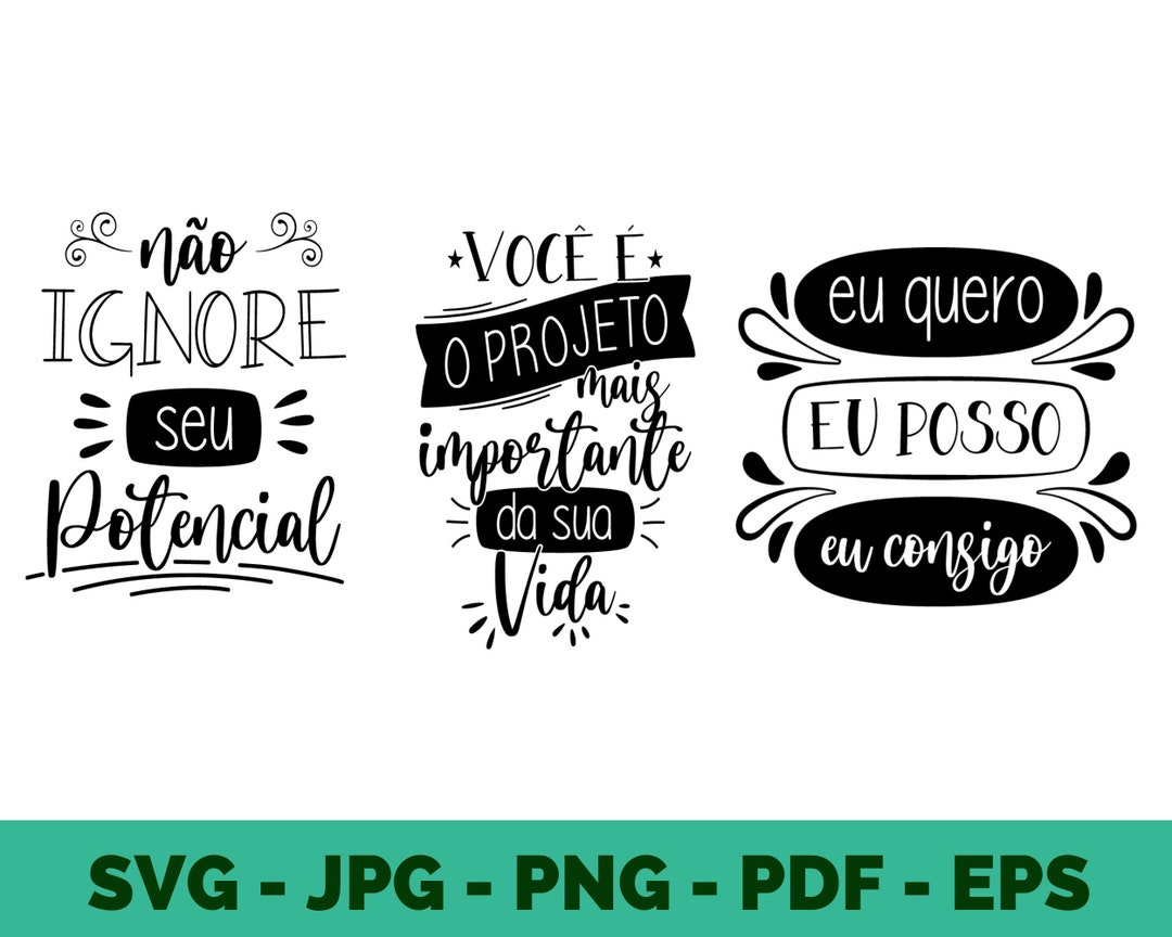 Motivational SVG / Portugues Quote / Portugueses / Inspirational ...