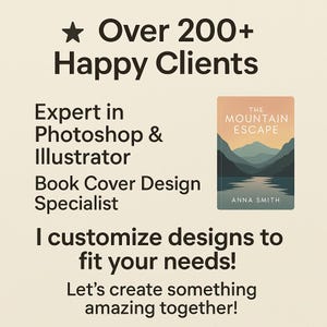 Personalized Book Cover Design | Custom Cover for Authors | Unique Book ...