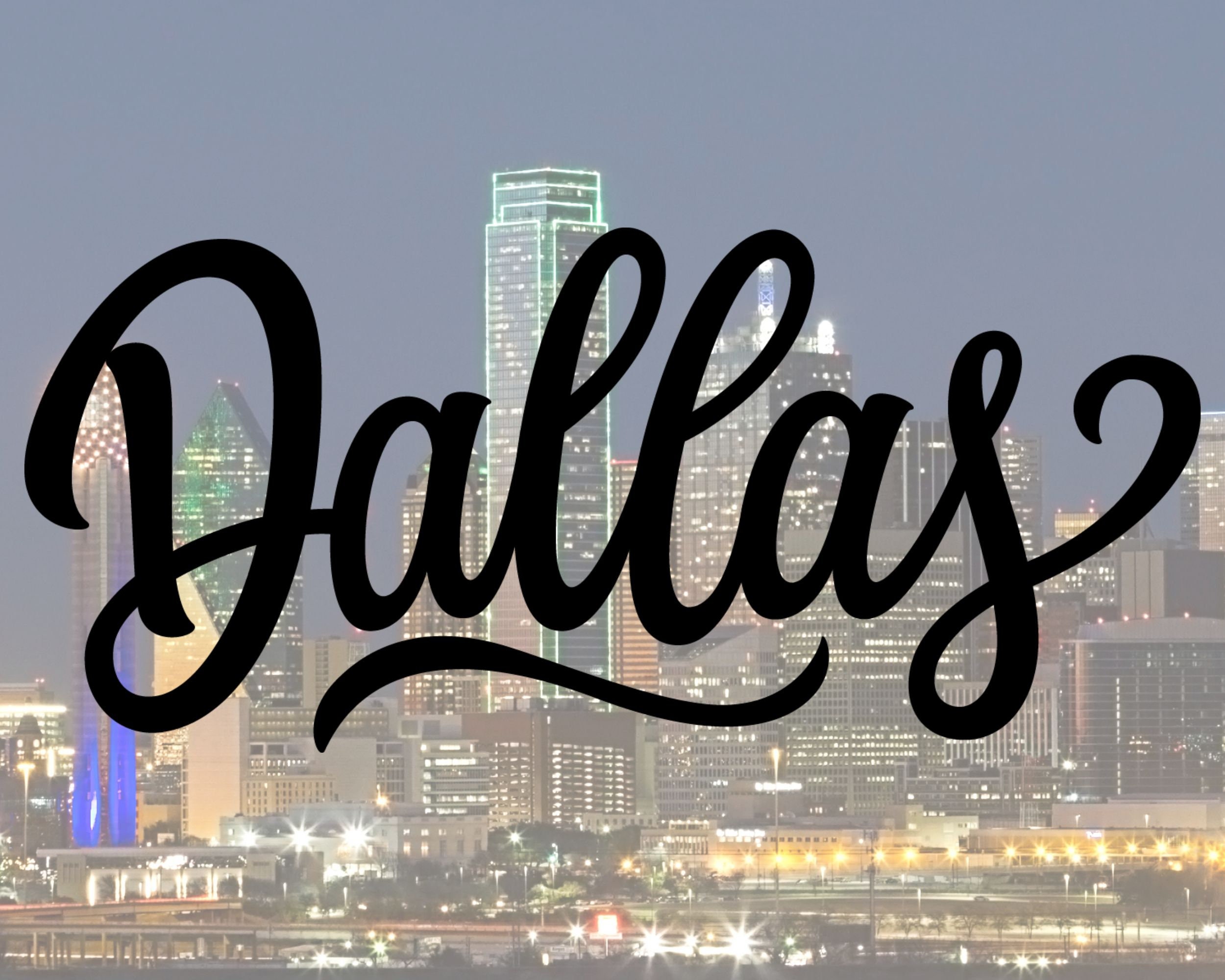 Texas Svg Dallas Svg Dallas Texas Dallas City Svg Dallas - Etsy