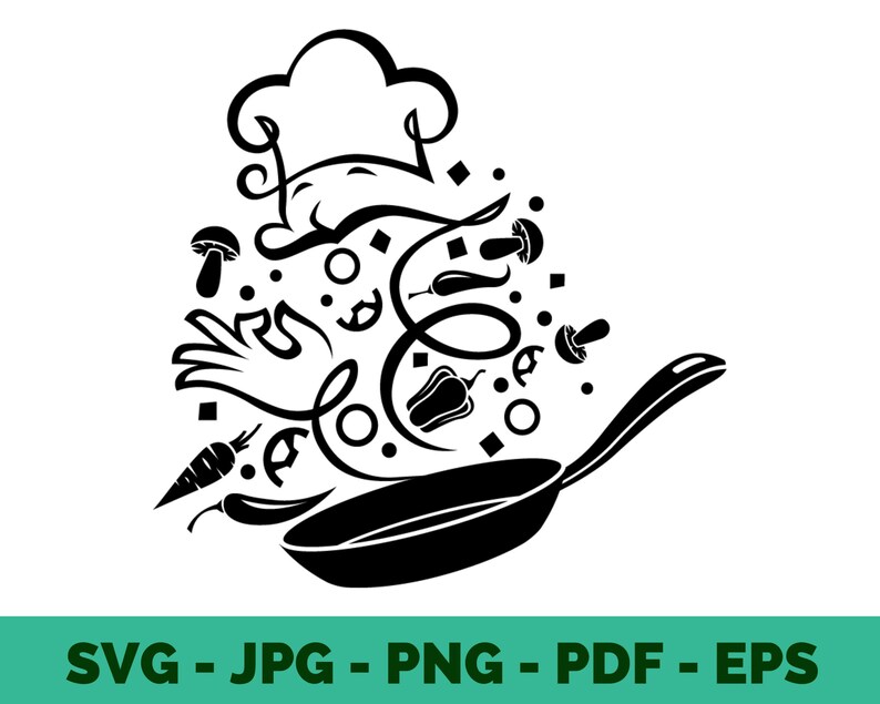 Chef SVG / Cooking / Kitchen / Culinary / Clipart / Vector ...