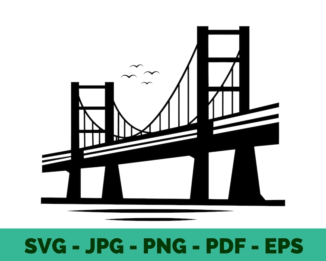 Golden Gate Bridge SVG | San Francisco | California | USA | Landmark ...