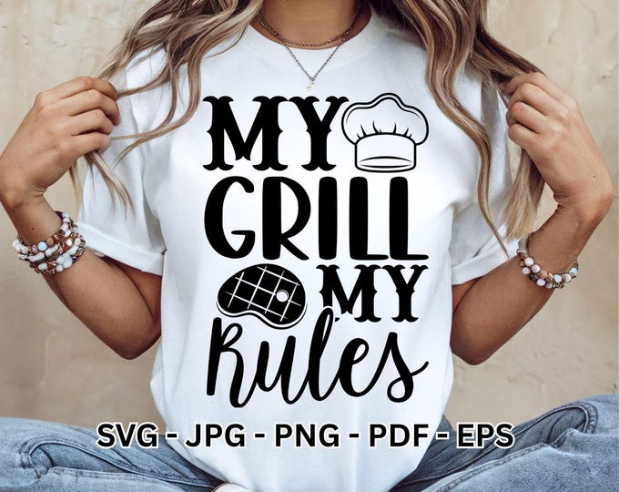Grill Master SVG, Grilling Svg, Bbq Svg, Chef Svg, Barbecue Svg, Father ...