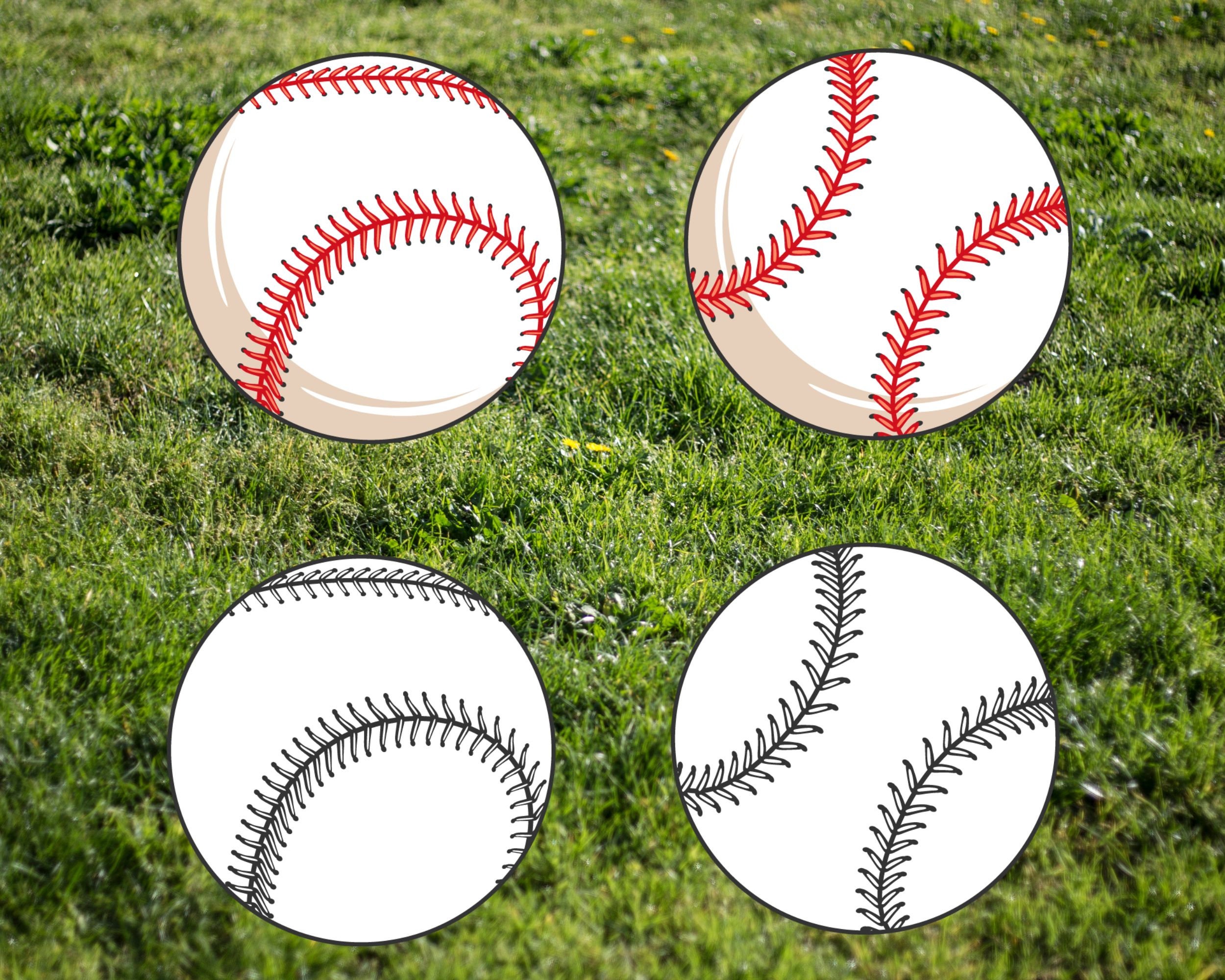 Baseball Clipart Baseball Stitches Bundle Baseball Ball Softball Ball ...