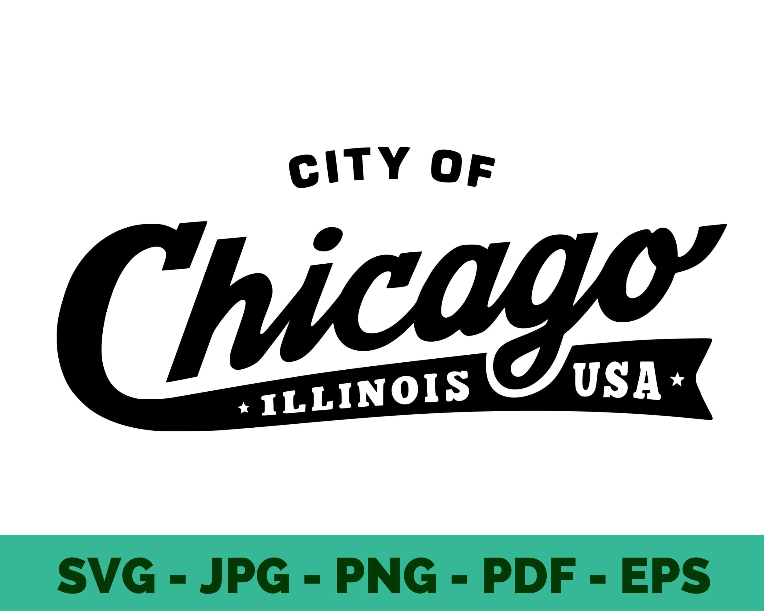 Chicago SVG PNG Clipart: Illinois USA Designs for Cricut - Etsy