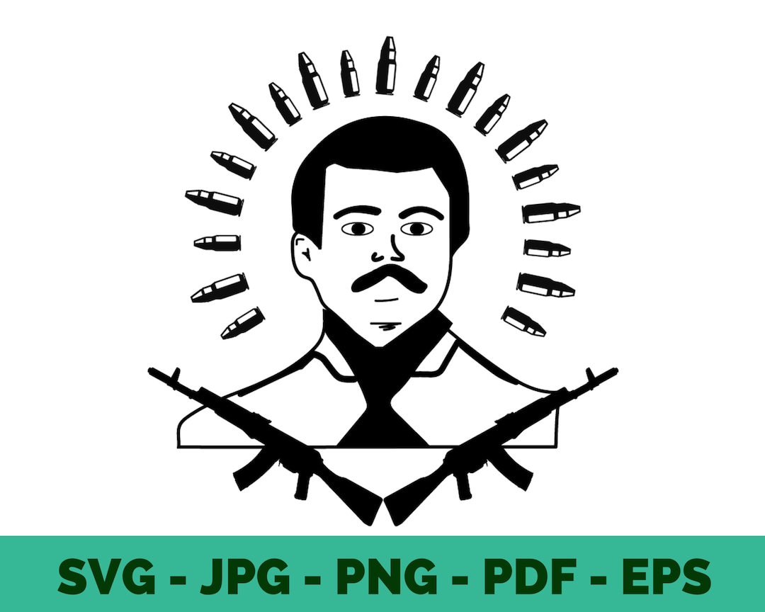 Jesus Malverde SVG / Malverde / Mexico / Mexican / Narcos / Religious ...